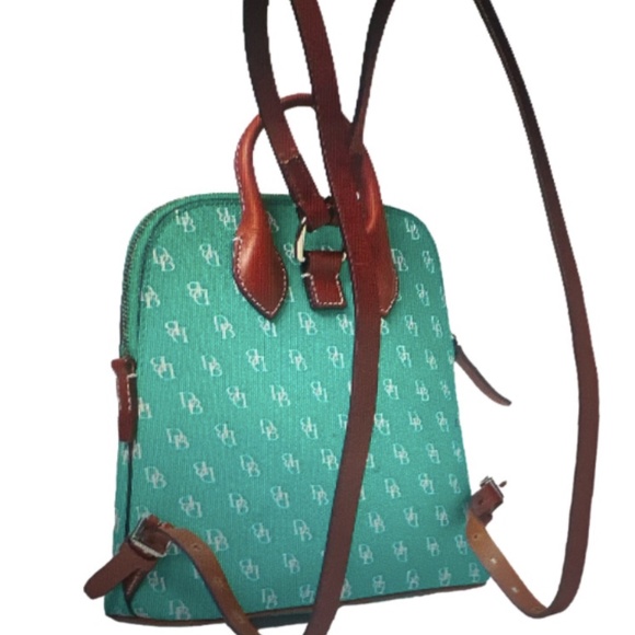 Dooney & Bourke | Bags | Dooney Bourke Monogram Sea Foam Backpack Nwt ...